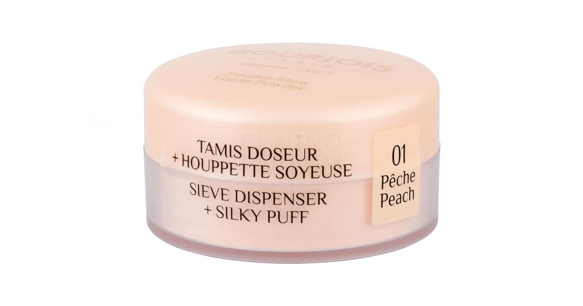 BOURJOIS Paris Loose Powder Puder dla kobiet 32 g Odcień 01 Peach ...
