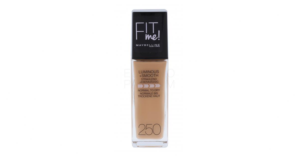 Maybelline Fit Me! SPF18 Podkład dla kobiet 30 ml Odcień 250 Sun Beige ...