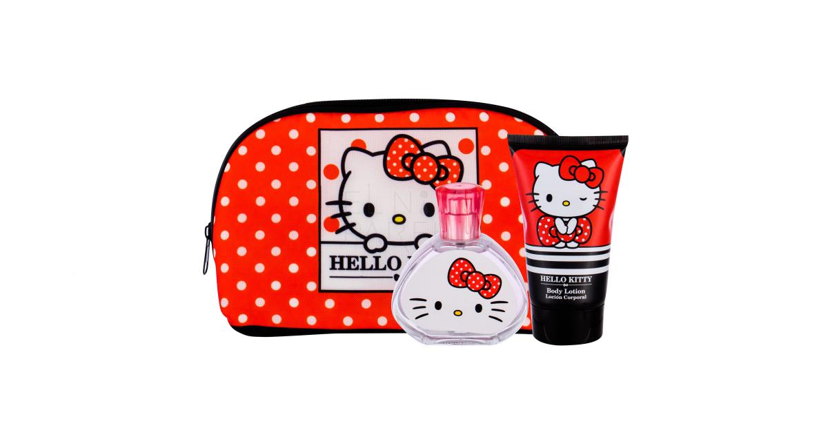 Koto Parfums Hello Kitty Zestaw Edt 50 ml + Mleczko do ciała 100 ml + Kosmetyczka Uszkodzone ...