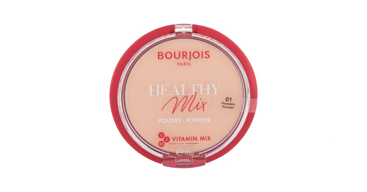 BOURJOIS Paris Healthy Mix Puder dla kobiet 10 g Odcień 01 Porcelain ...
