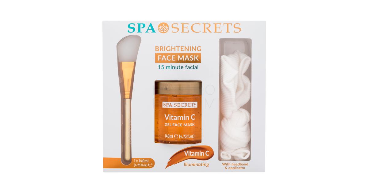 Xpel Spa Secrets Vitamin C Brightening Face Mask Zestaw Maseczka do ...