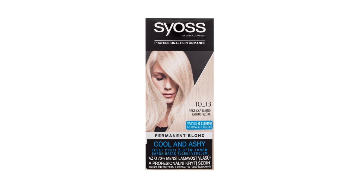 Syoss Permanent Coloration Permanent Blond Farba do włosów dla kobiet 50 ml Odcień 10-13 Arctic ...