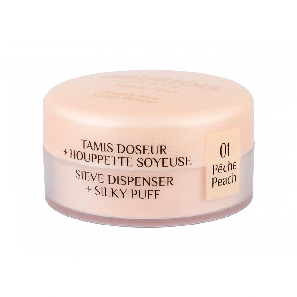 BOURJOIS Paris Loose Powder Puder dla kobiet 32 g Odcień 01 Peach ...