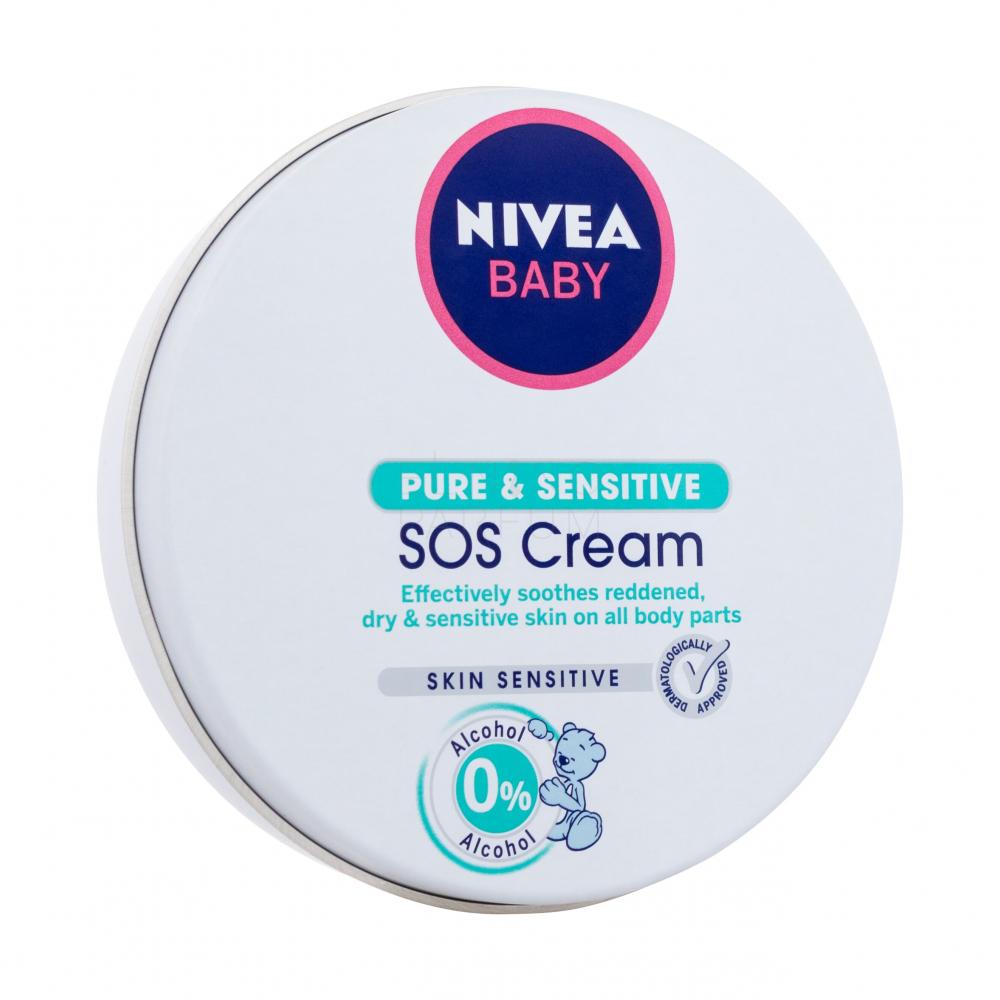 Nivea Baby SOS Cream Pure & Sensitive Krem do twarzy na dzień dla dzieci 150 ml | ELNINO PARFUM