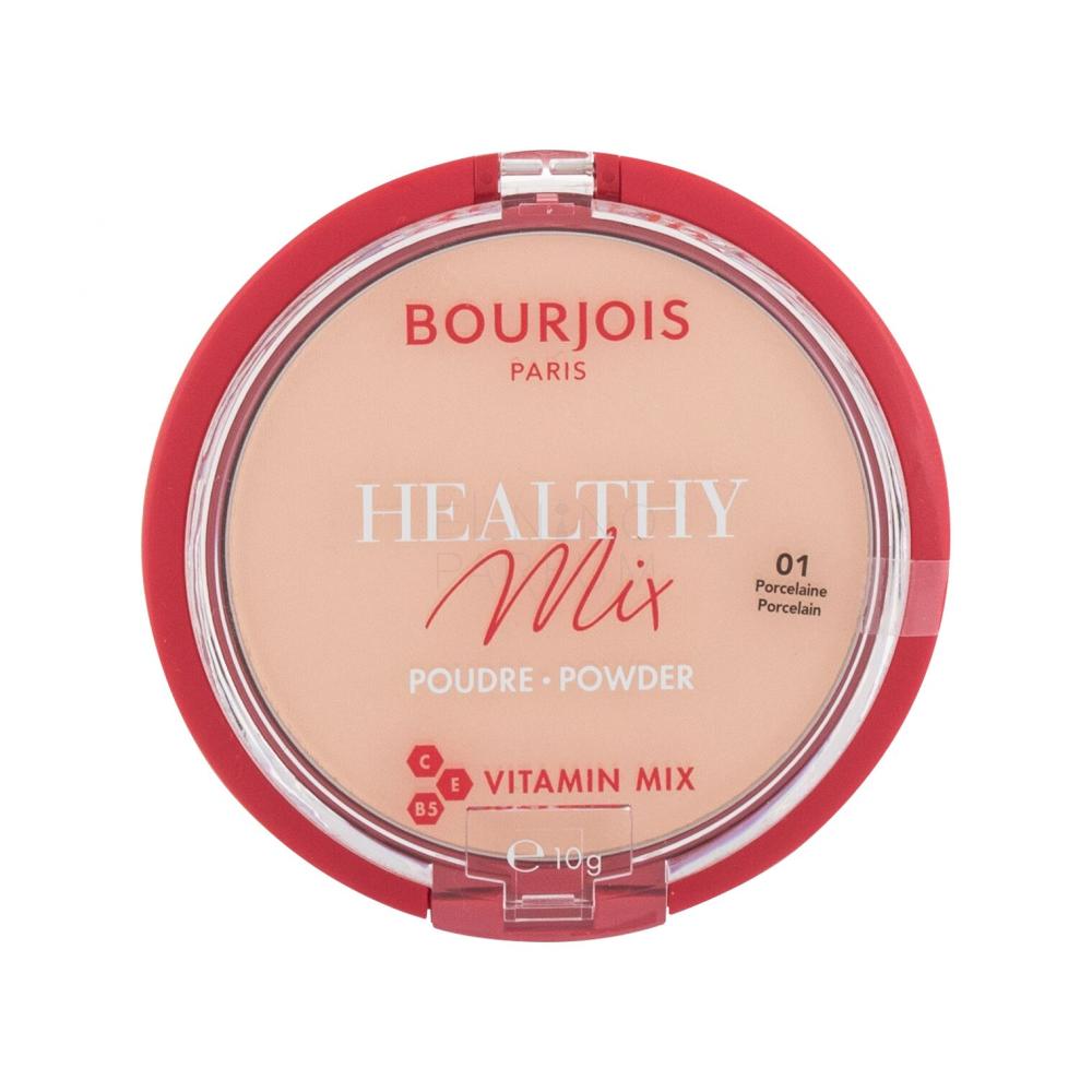 BOURJOIS Paris Healthy Mix Puder dla kobiet 10 g Odcień 01 Porcelain ...