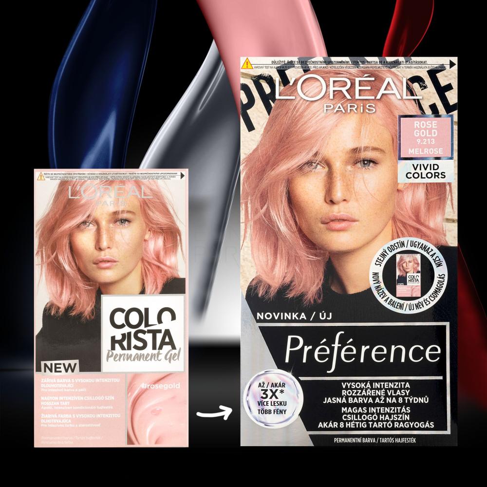 L'Oréal Paris Colorista Permanent Gel Farba do włosów dla kobiet 60 ml ...