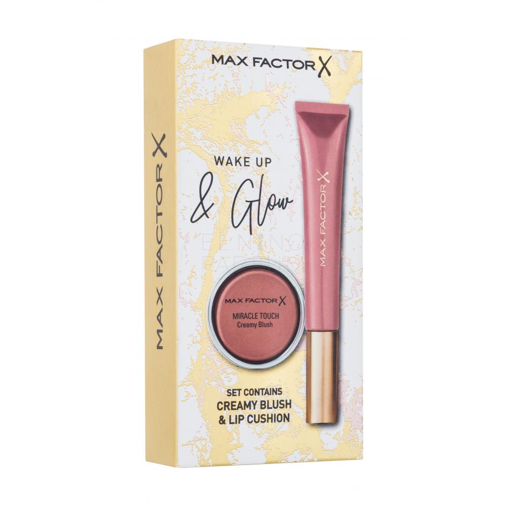 Max Factor Wake Up & Glow Zestaw Błyszczyk do ust 9 ml + róż 3 g ...