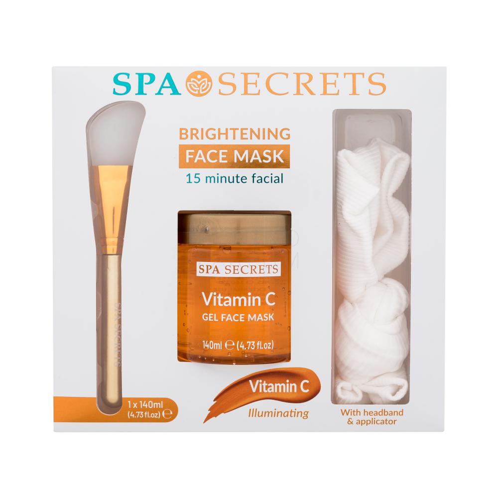Xpel Spa Secrets Vitamin C Brightening Face Mask Zestaw Maseczka do ...