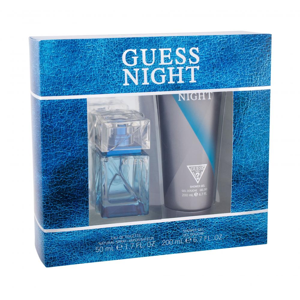 GUESS Night Zestaw dla mężczyzn Edt 50ml + 200ml Żel pod prysznic ... GUESS Night Zestaw dla mężczyzn Edt 50ml + 200ml Żel pod prysznic ...