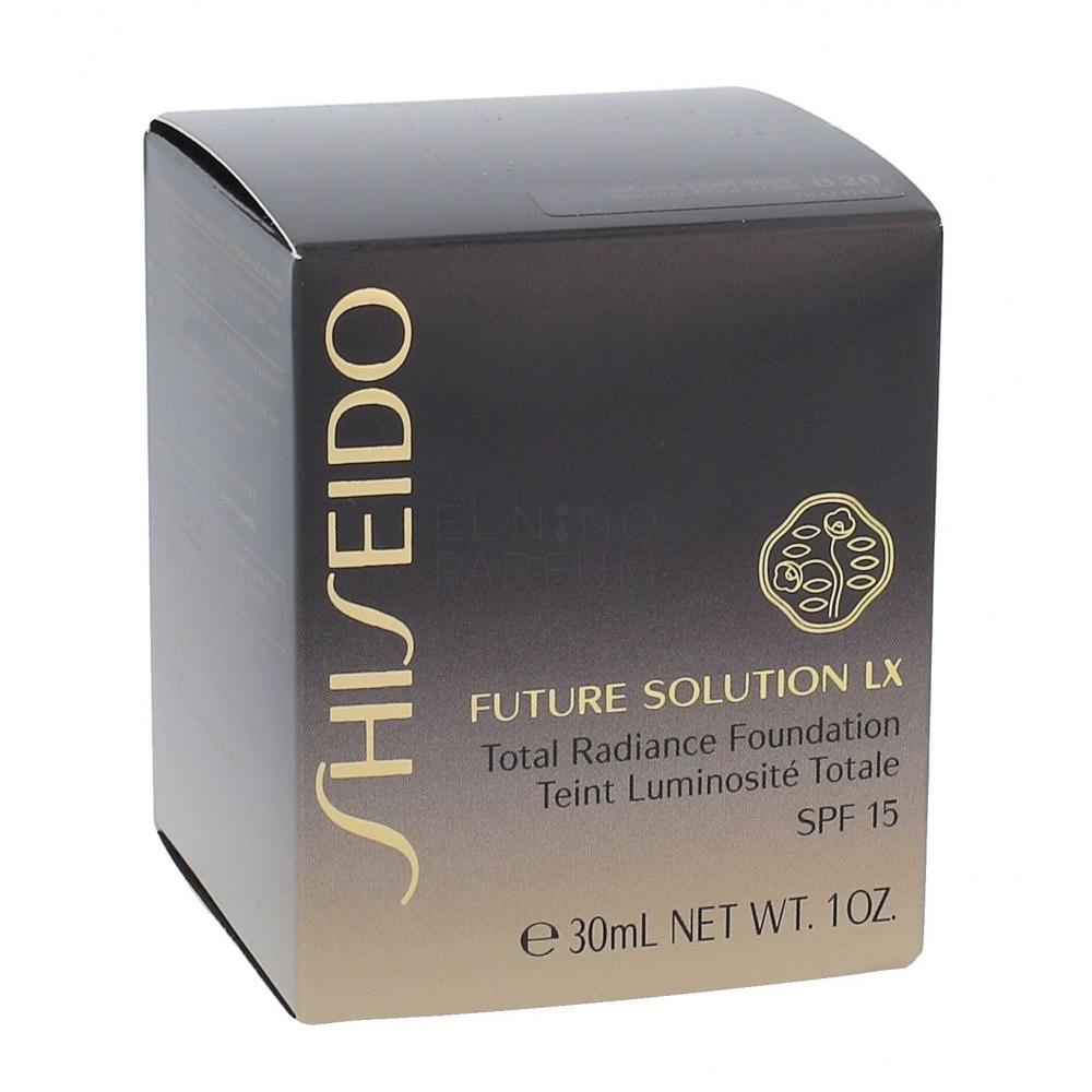 Shiseido Future Solution LX Total Radiance Foundation SPF15 Podkład dla kobiet 30 ml Odcień B20 ...