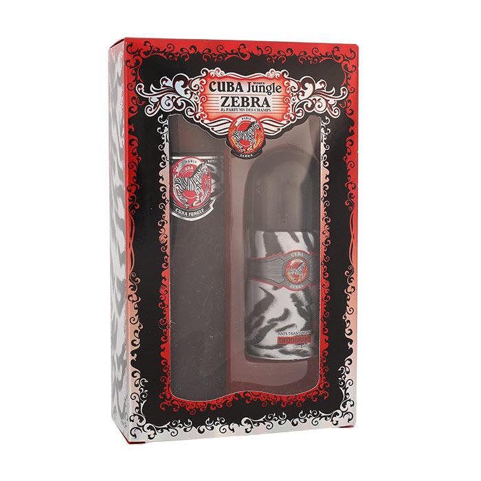Cuba Jungle Zebra Zestaw Eedp 100ml + 50ml Deodorant | ELNINO PARFUM